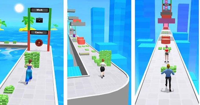 Money Run 3D cho Android 1.0.2 - Game chạy và thu thập tiền vui nhộn