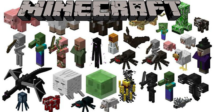 Tất cả các mob và vật phẩm rơi từ mob trong Minecraft - Download.com.vn