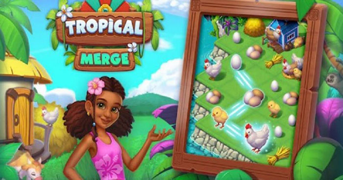 Tropical Merge cho Android 1.252.0 - Game hợp nhất xây dựng nông trại ...