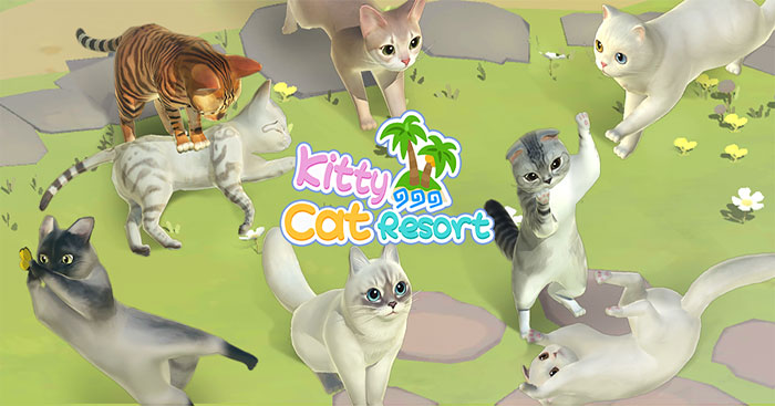 Kitty Cat Resort cho Android 1.32.5 - Game xây dựng khu nghỉ dưỡng cho mèo