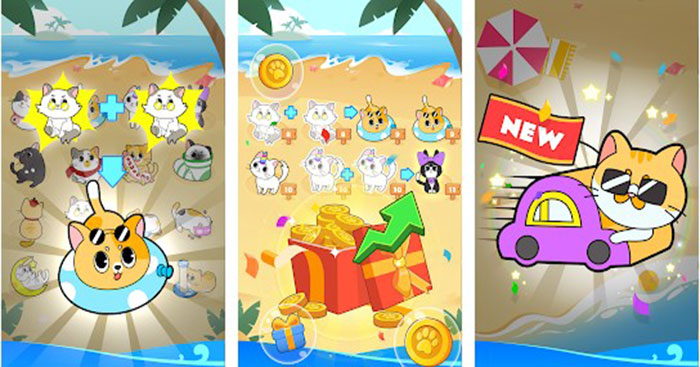 Cat Paradise cho Android 2.3.0 - Game hợp nhất mèo đáng yêu - Download ...