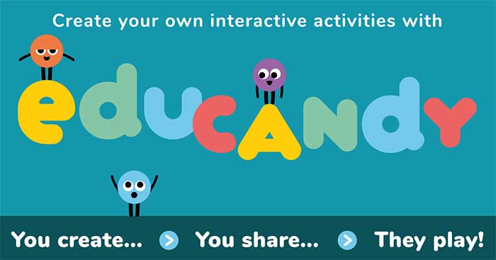 Educandy - Web tạo và chơi game học tập dễ thương - Download.com.vn