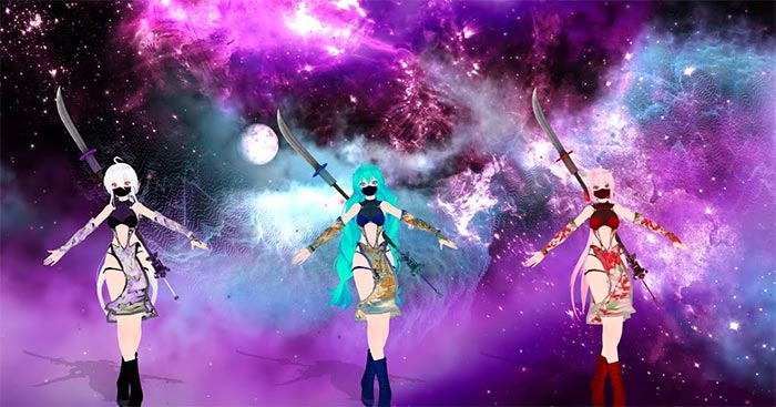 Desktop Magic Engine - Gái xinh nhảy múa trên màn hình máy tính