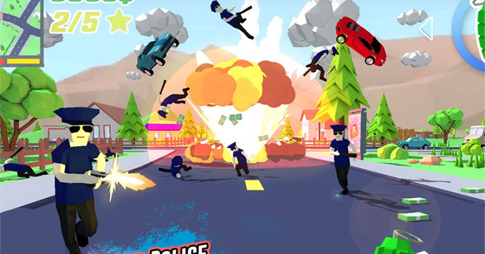Dude Theft Wars cho iOS 0.9.0.9c12 - Game FPS cướp đường phố đồ họa ...