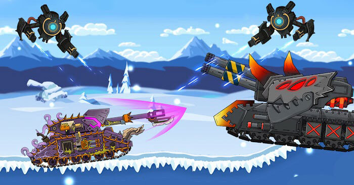 Tank Combat cho Android 1.0.3 - Game chiến tranh xe tăng 2D khốc liệt