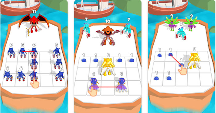 Merge Super cho Android 1.6 - Game hợp nhất nhím siêu tốc độ