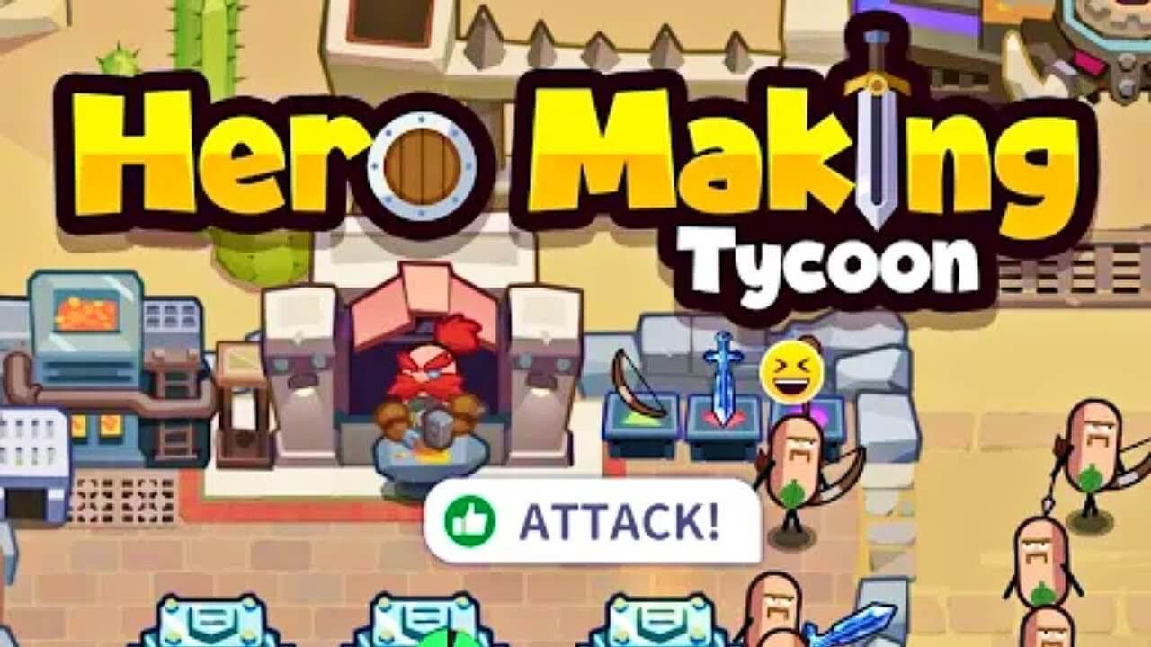 Hero Making Tycoon cho Android Pre-register - Download.com.vn