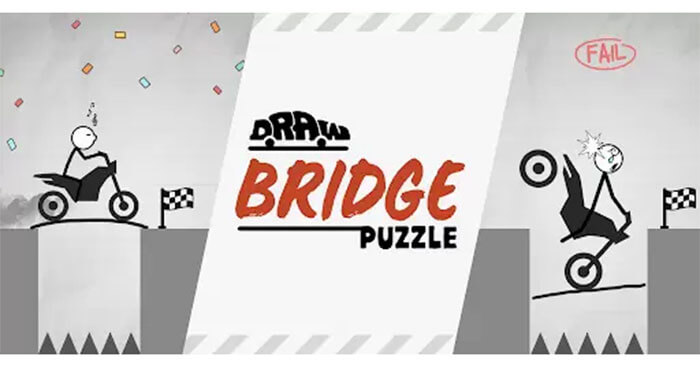 Draw Bridge Puzzle cho Android 1.0.9 - Game trí tuệ vẽ cầu cho xe máy ...