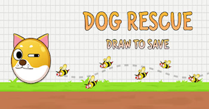 Doge Rescue cho Android 1.0.8 - Game IQ vẽ để giải cứu chó khỏi bầy ong