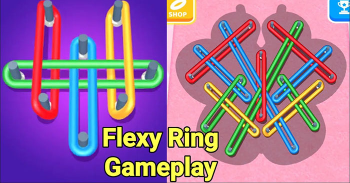 Flexy Ring cho Android 1.0.27 - Game rút chốt gỡ rối dây thun thú vị