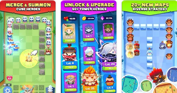 Cube Defender cho Android 1.0.3 - Game phòng thủ khối vuông độc đáo