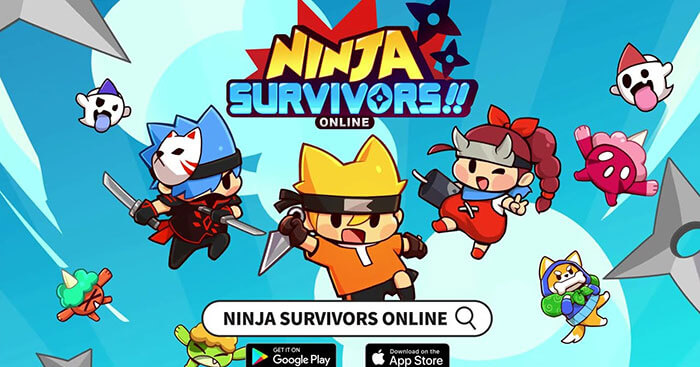 Ninja Survivors Online cho Android 1.043 - Game ninja sinh tồn nhiều người chơi