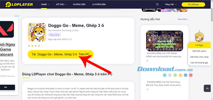 Hướng dẫn tải và chơi Doggo Go trên PC - Download.com.vn