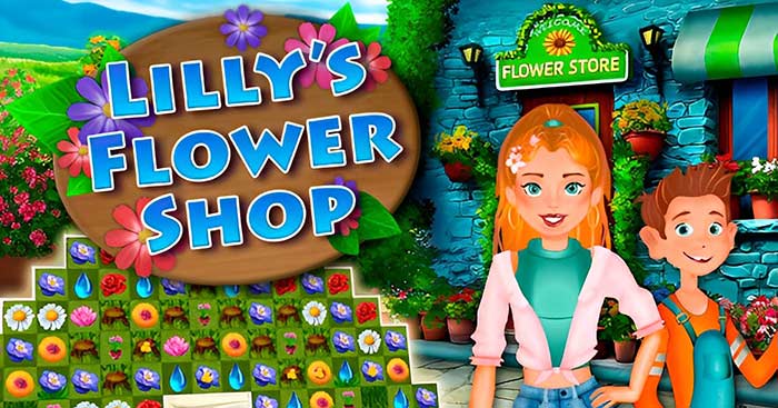 Lilly's Flower Shop - Game match-3 Cửa hàng hoa của Lilly - Download.com.vn