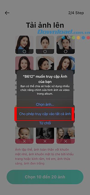 Hướng dẫn tạo hình đại diện AI bằng B612 - Download.com.vn