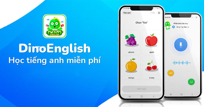 Dino English cho Android 3.14 - Ứng dụng học Tiếng Anh trực tuyến