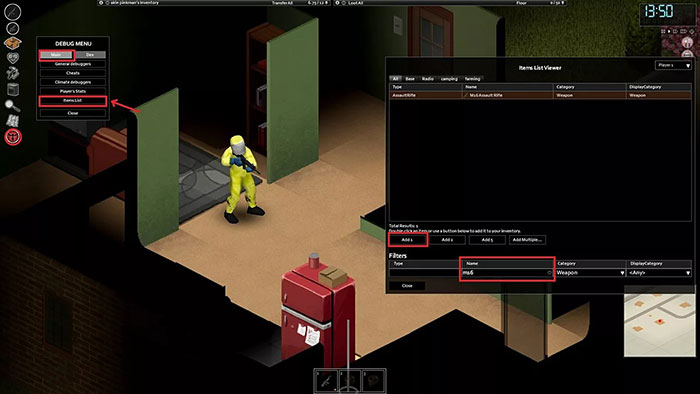 Hướng dẫn chơi Debug Mode trong Project Zomboid - Download.com.vn