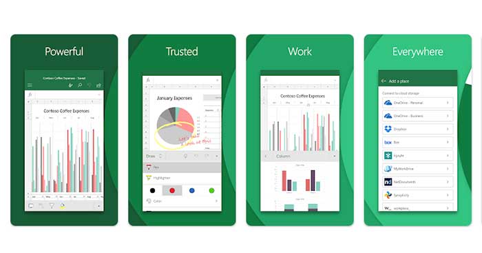 Microsoft Excel cho Android - Làm việc với bảng tính trên điện thoại