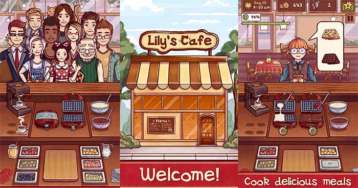 Lily's Café cho Android 0.362 - Game quản lý Quán cà phê của Lily