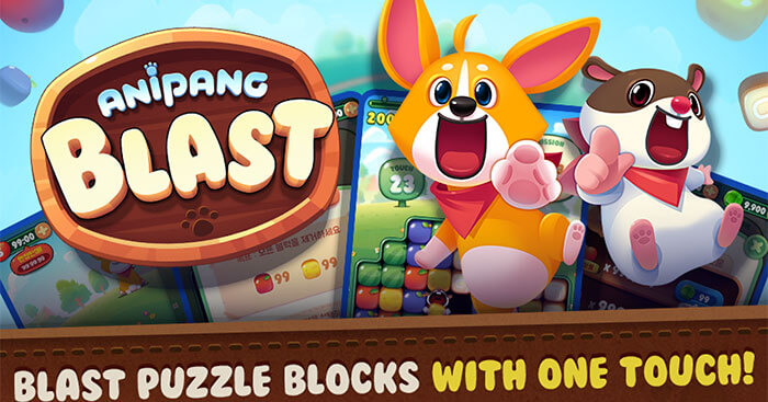 Anipang Blast cho Android 1.0.2 - Game phá gạch match-2 vui nhộn