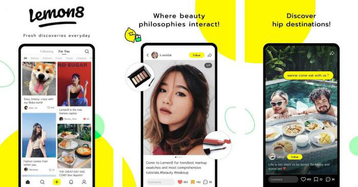 Lemon8 cho iOS 4.1.0 - Mạng xã hội thú vị dựa trên mô hình TikTok hóa