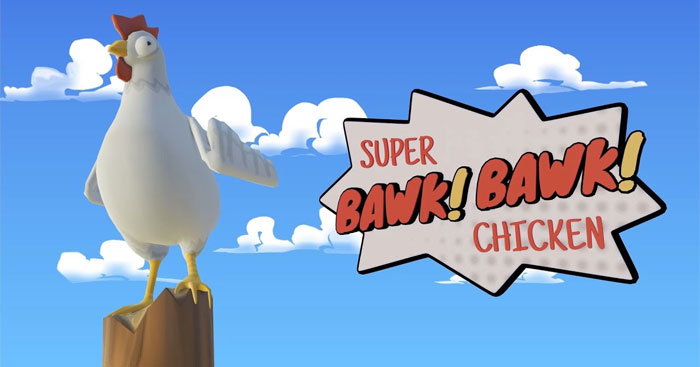 Super BAWK BAWK Chicken Demo - Game gà siêu nhân chạy bất tận