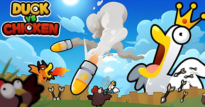 Duck vs Chicken Merge Defence cho iOS 1.0.5 - Game gà vịt đại chiến vui ...