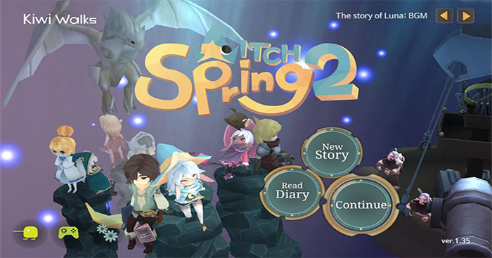 WitchSpring2 cho Android 1.43 - Game RPG phù thủy chiến đấu 2