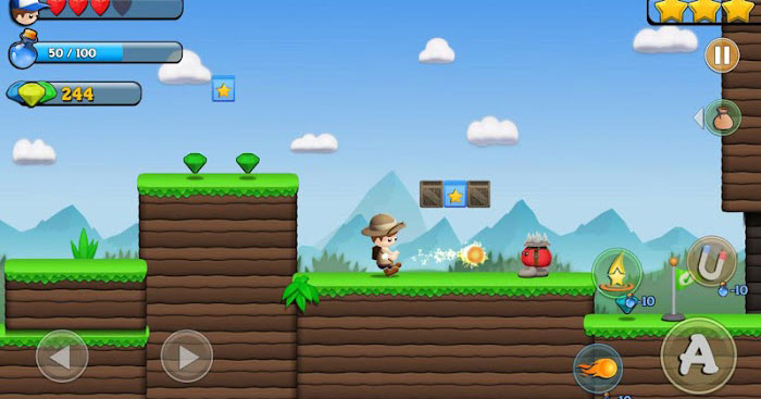 Super Mac cho Android 1.46 - Game phiêu lưu Mario ăn nấm cổ điển