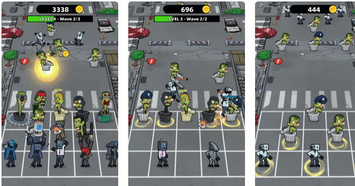 Merge Robot: Zombie Fighter cho iOS 1.1 - Game hợp nhất robot, phòng ...