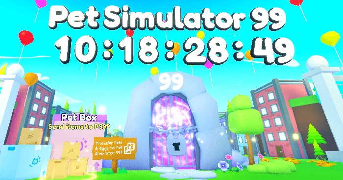 Cách chuyển thú cưng từ Pet Simulator X sang Pet Simulator 99