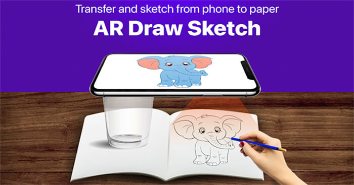 AR Draw Sketch cho Android 2.4 - Ứng dụng vẽ tranh từ ảnh độc đáo
