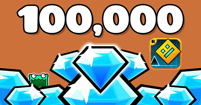 Cách thu thập Diamond trong Geometry Dash - Download.com.vn