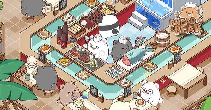 Bread Bear cho iOS 0.9.60 - Game nhà hàng gấu đáng yêu - Download.com.vn
