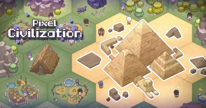 Pixel Civilization cho Android - Game mô phỏng xây dựng nền văn minh pixel