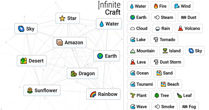 Infinite Craft - Game chế tạo bất tận gây nghiện - Download.com.vn