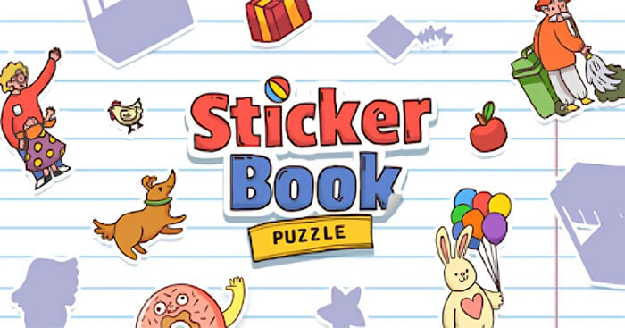 Sticker Book Puzzle cho Android 1.0.9 - Game ghép nhãn dán tô màu tranh ...
