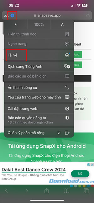 Cách dùng SnapSave để tải video Facebook, Instagram - Download.com.vn