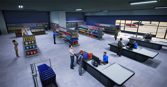 Grocery Store Simulator 1.0 - Game hợp tác quản lý siêu thị - Download ...