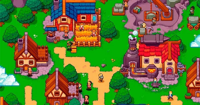 Idle Town Master cho Android 1.5.2 - Game pixel quản lý thị trấn nhàn rỗi