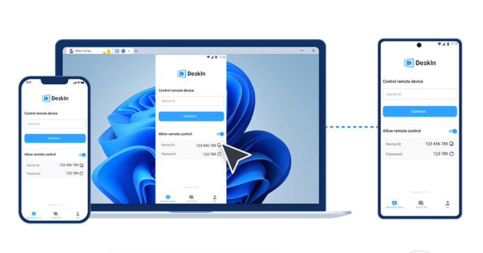 DeskIn 3.3.1.0 - Điều khiển máy tính từ xa - Download.com.vn