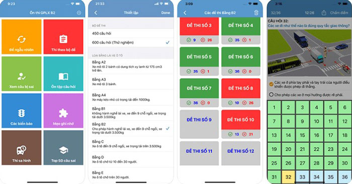 Ôn thi GPLX 600 Câu cho Android 6.2.8 - Download.com.vn