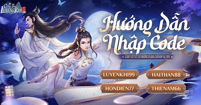 Code Cùng Ta Luyện Khí Mười Vạn Năm mới nhất và cách nhập - Download.com.vn