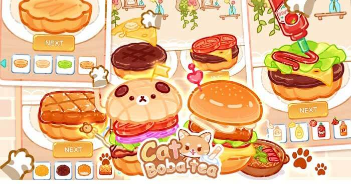 Cat Boba Tea cho Android 1.1.0 - Game mèo mukbang trà sữa - Download.com.vn