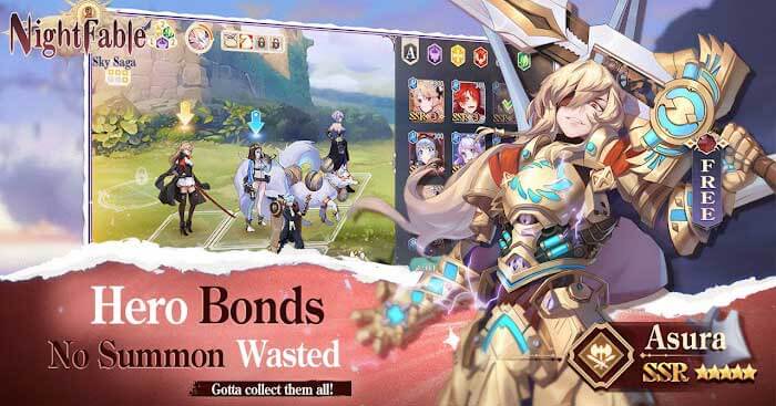 NightFable 2 cho Android 1.0.0 - Game nhập vai thẻ tướng giả tưởng hấp dẫn