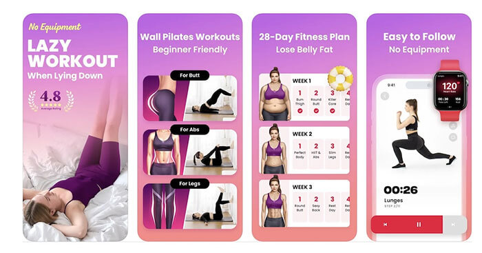 JustFit: Lazy Workout & Fit cho iOS 2.4.7 - Download.com.vn