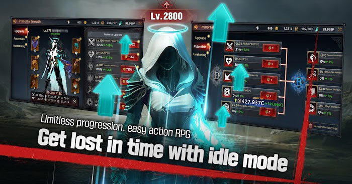 Immortal Rising 2 cho iOS 1.0.4 - Game RPG nhàn rỗi giả tưởng đen tối