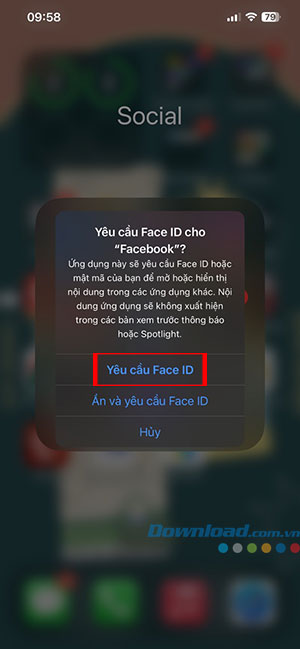 Hướng dẫn khóa ứng dụng bằng FaceID trên iOS 18 - Download.com.vn