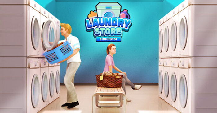 Laundry Store Simulator Demo - Game quản lý cửa hàng giặt là