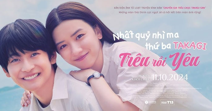 Nhất quỷ nhì ma, thứ ba Takagi: Trêu rồi yêu - Phim tình cảm, lãng mạn Nhật Bản